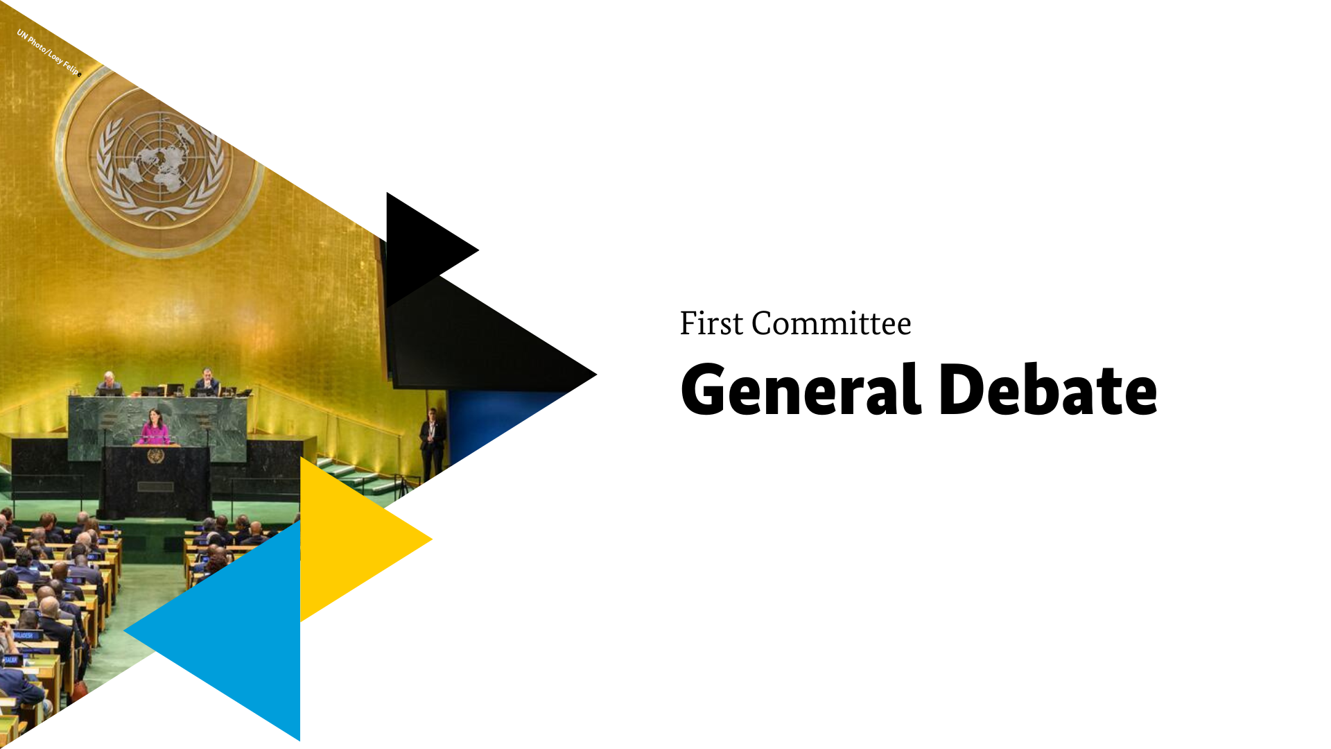 German statement during the First Committee General Debate, 9 October ...